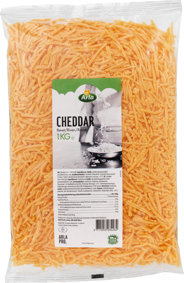 ARLA REVET CHEDDAR 50+ 1kg - Danfoods