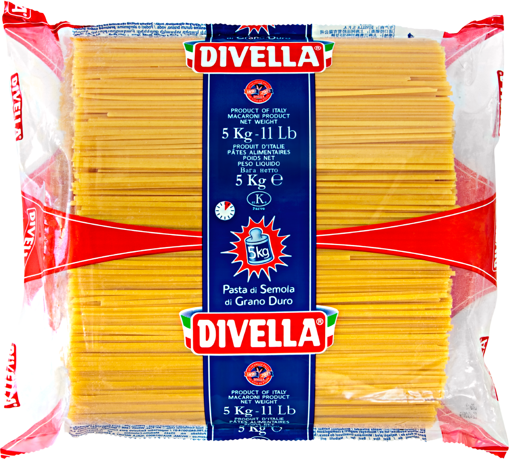 DIVELLA SPAGHETTI 5 KG (8 mm) - Danfoods