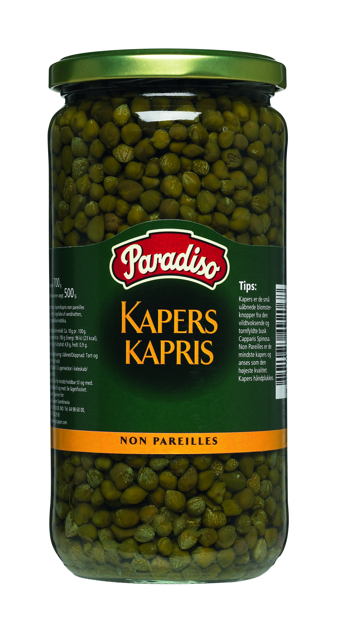 KAPERS PARADISO, 700g - Danfoods