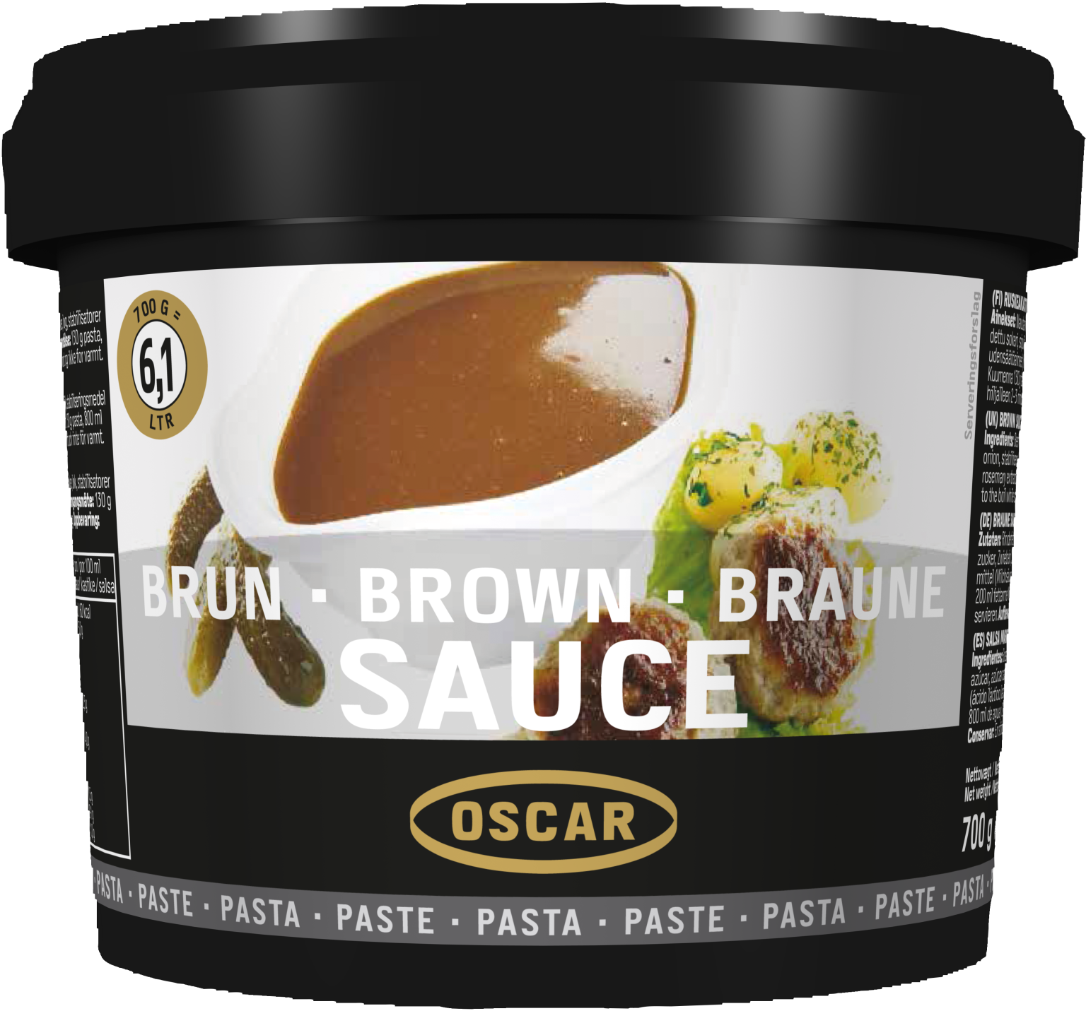 OSCAR BRUN SAUCE PASTA, 700g - Danfoods