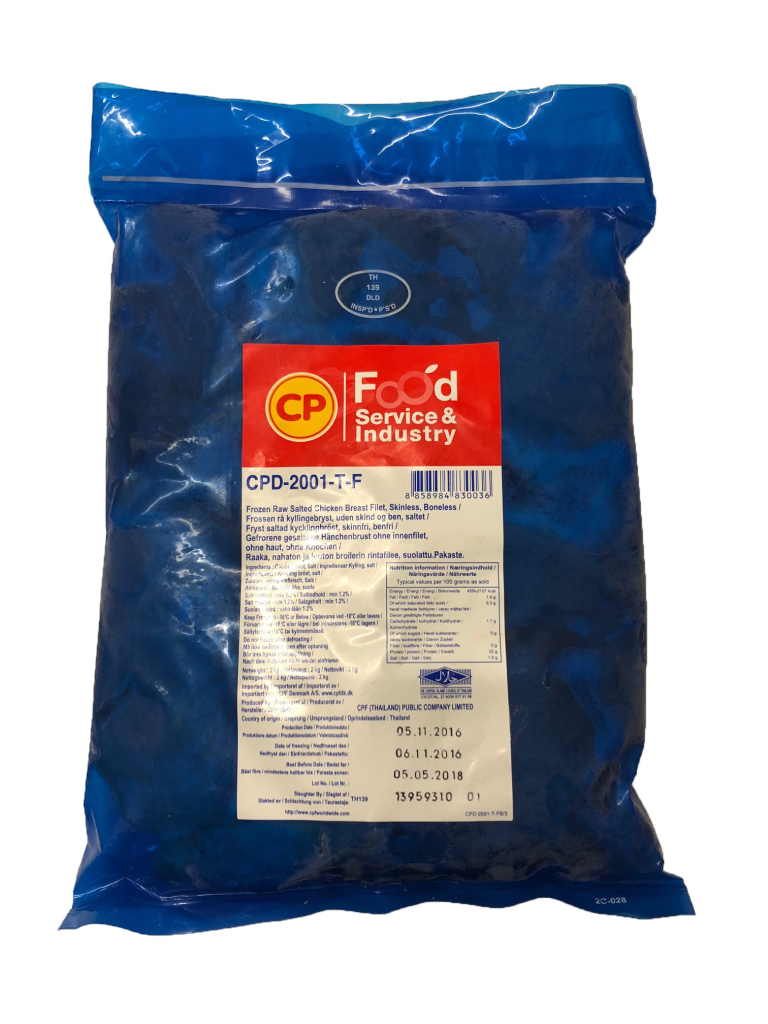 CPF KYLLINGEBRYST/THAI BLOK, 2kg - Danfoods